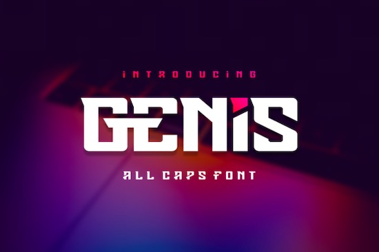 Genis Font - Fontspace.io