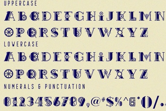 Mechanical Font - Fontspace.io
