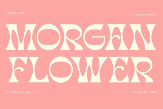 Morgan Flower Font - Fontspace.io