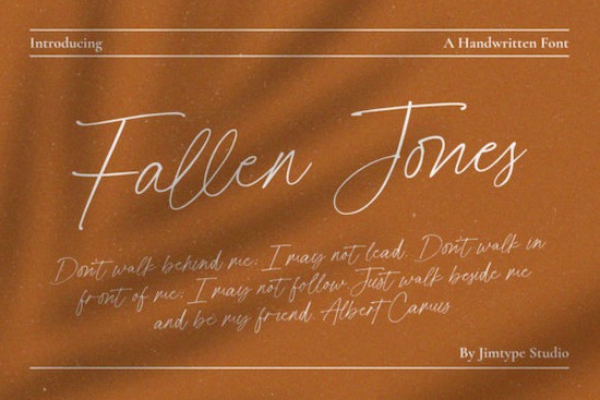 Fallen Jones Font - Fontspace.io