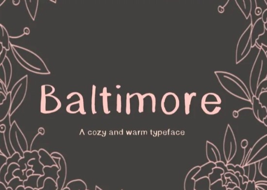 Baltimore Typeface - Fontspace.io