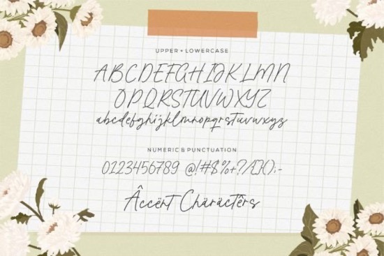 Floral Bouquet Font - Fontspace.io