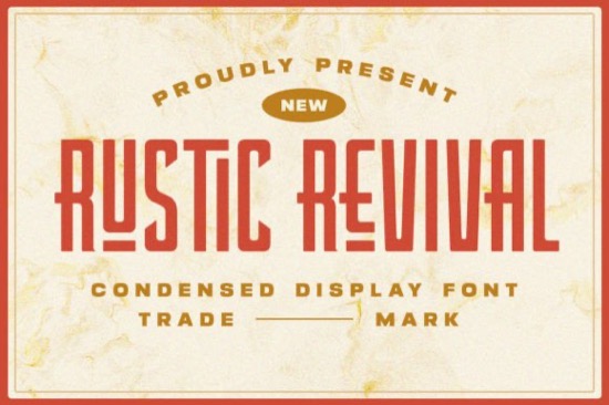 Rustic Revival - FREE Fonts Download