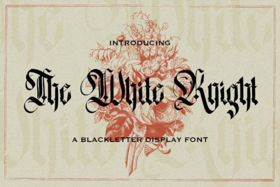 Black Chancery Font - Fontspace.io