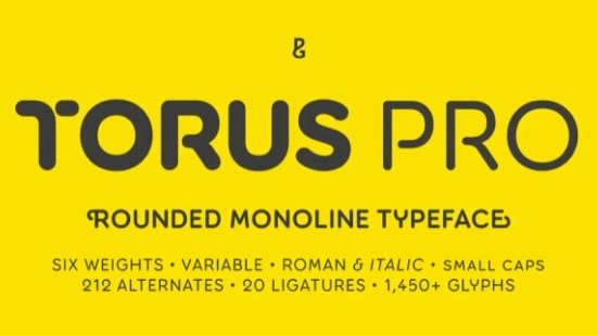 Torus Pro Font - Fontspace.io