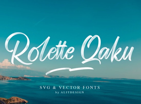 Rollete Qaku Font - Fontspace.io