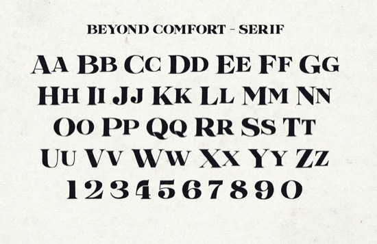 Beyond Comfort Font - Fontspace.io