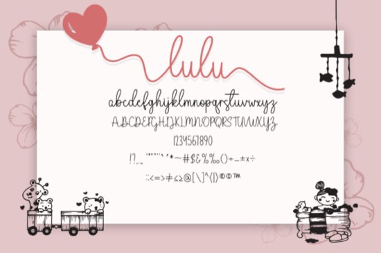 Lulu Belle Font - Fontspace.io