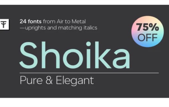 Shoika Font - Fontspace.io