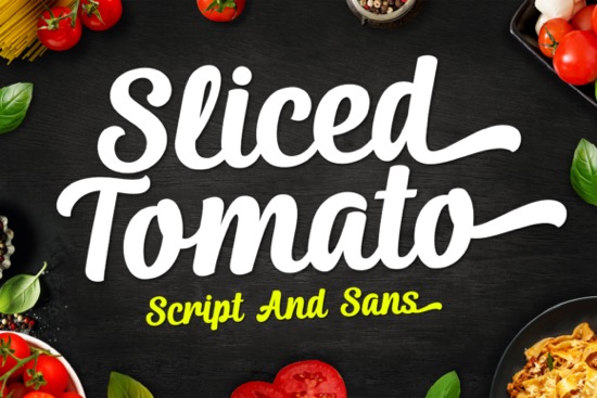 Sliced Tomato Font - Fontspace.io