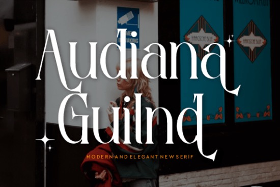Audiana Guilnd Font - Fontspace.io