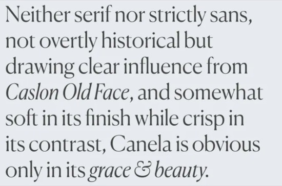 Canela Font Family - Fontspace.io