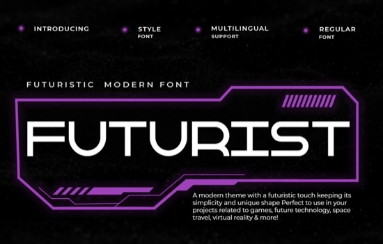 Futurist Regular Font - Fontspace.io