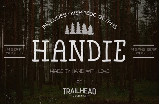 Handie Font Family - Fontspace.io