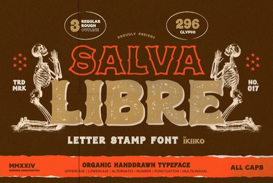 Salva Libre Font - Fontspace.io