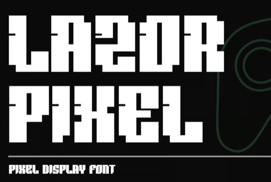 Lazor Pixel - FREE Fonts Download