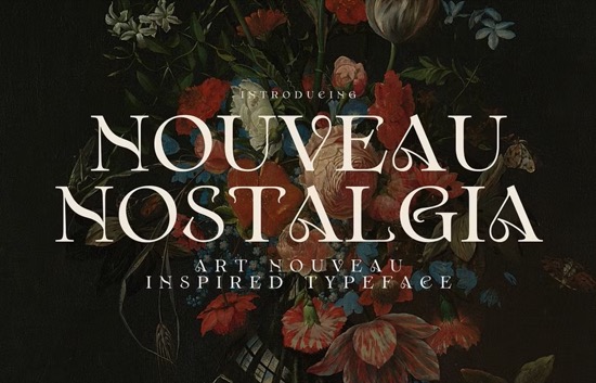 Nouveau Nostalgia Font - Fontspace.io