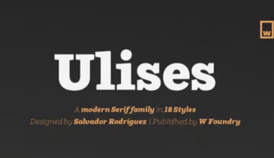 Ulises Font - Fontspace.io