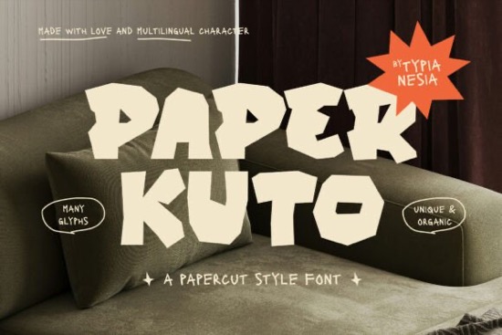Paper Kuto Font - Fontspace.io