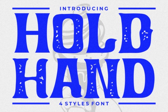 Hold Hand Font - Fontspace.io