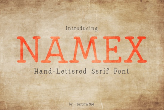 Namex Font - Fontspace.io