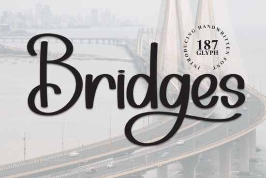 Bridges Font - Fontspace.io