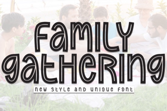 Family Gathering Font - Fontspace.io