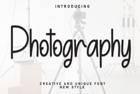 Photography Font - Fontspace.io